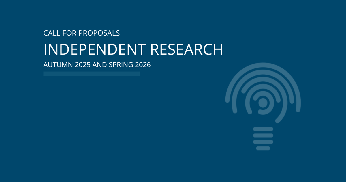 New Call for Proposals for independent research funding published